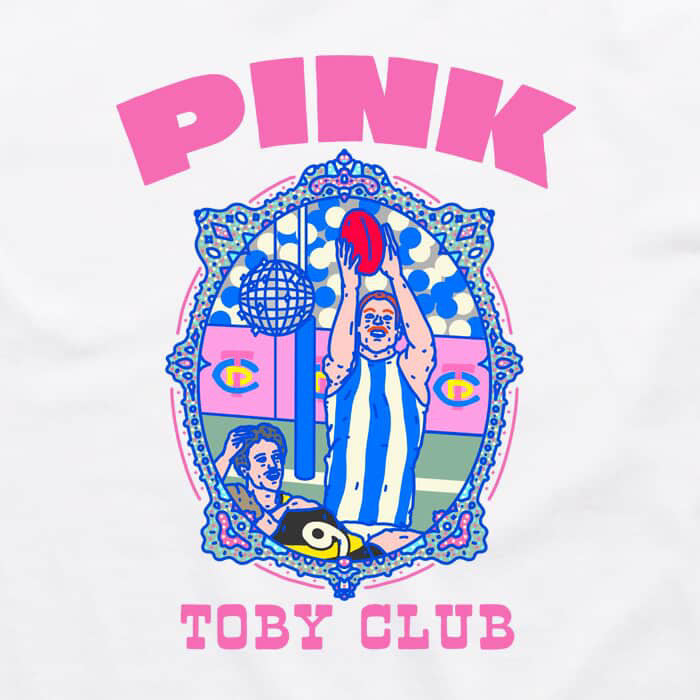 PINK TOBY CLUB: T-SHIRT – The Carlton Draft