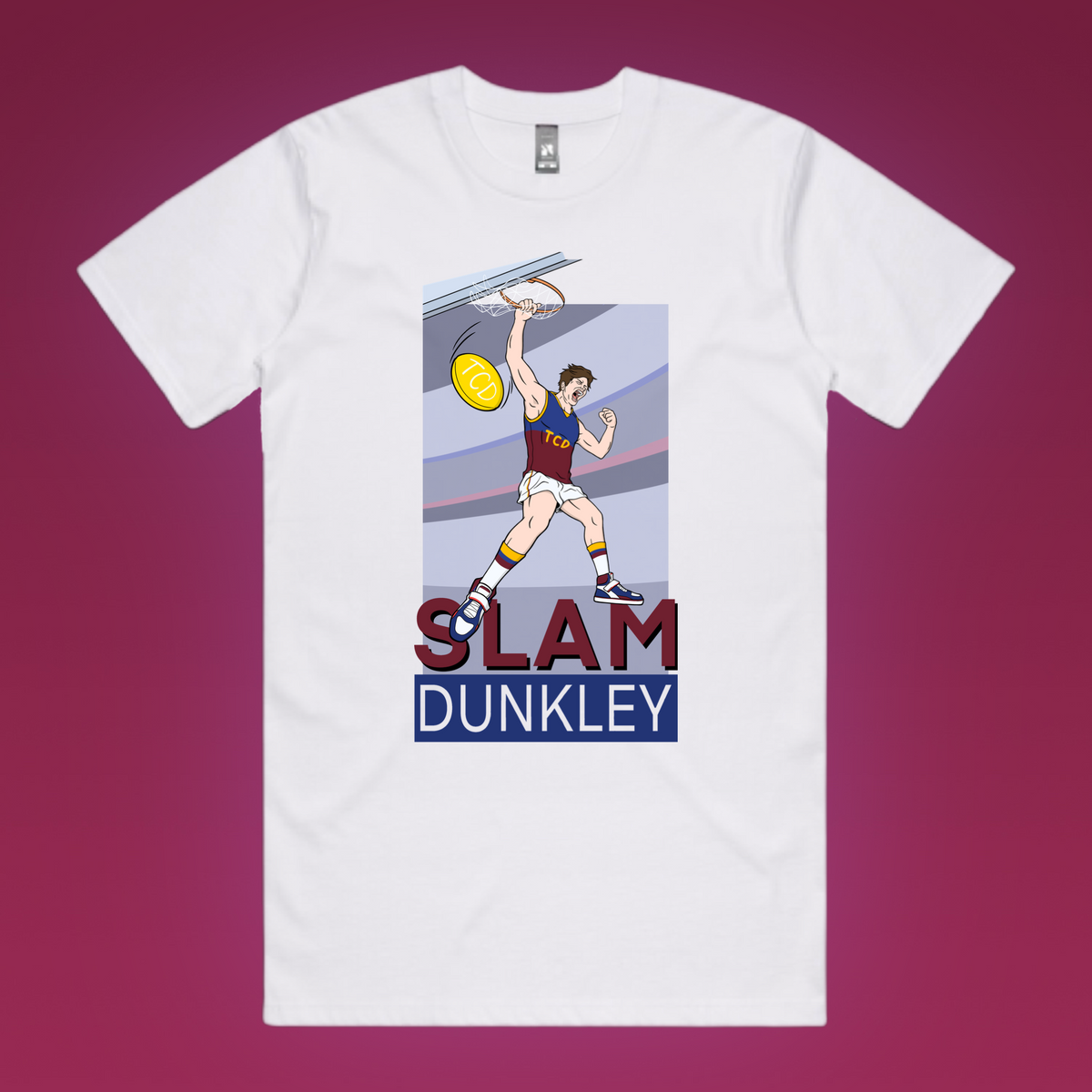 SLAM DUNKLEY TEE LARGE FRONT – The Carlton Draft