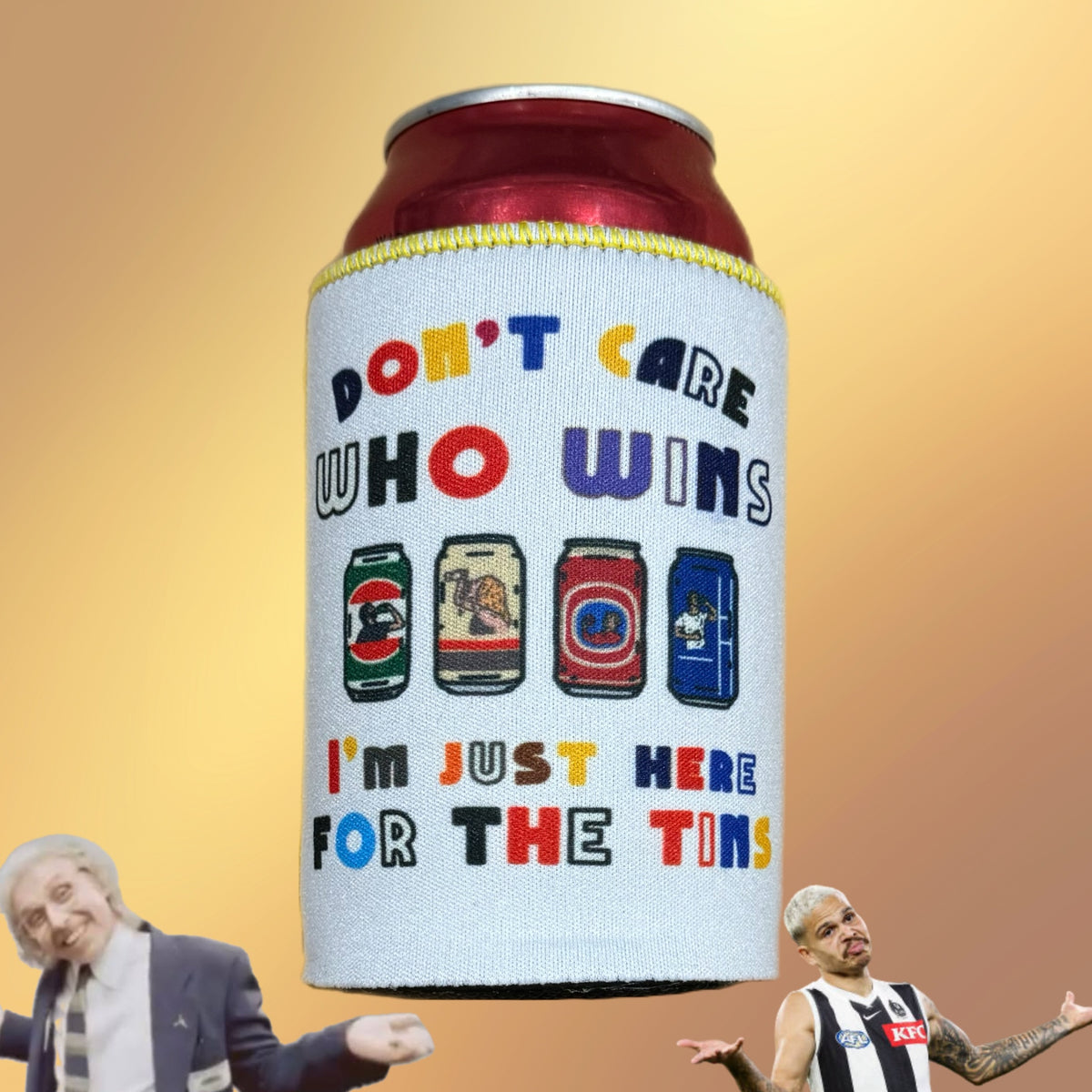 DON'T CARE WHO WINS: STUBBY HOLDER – The Carlton Draft