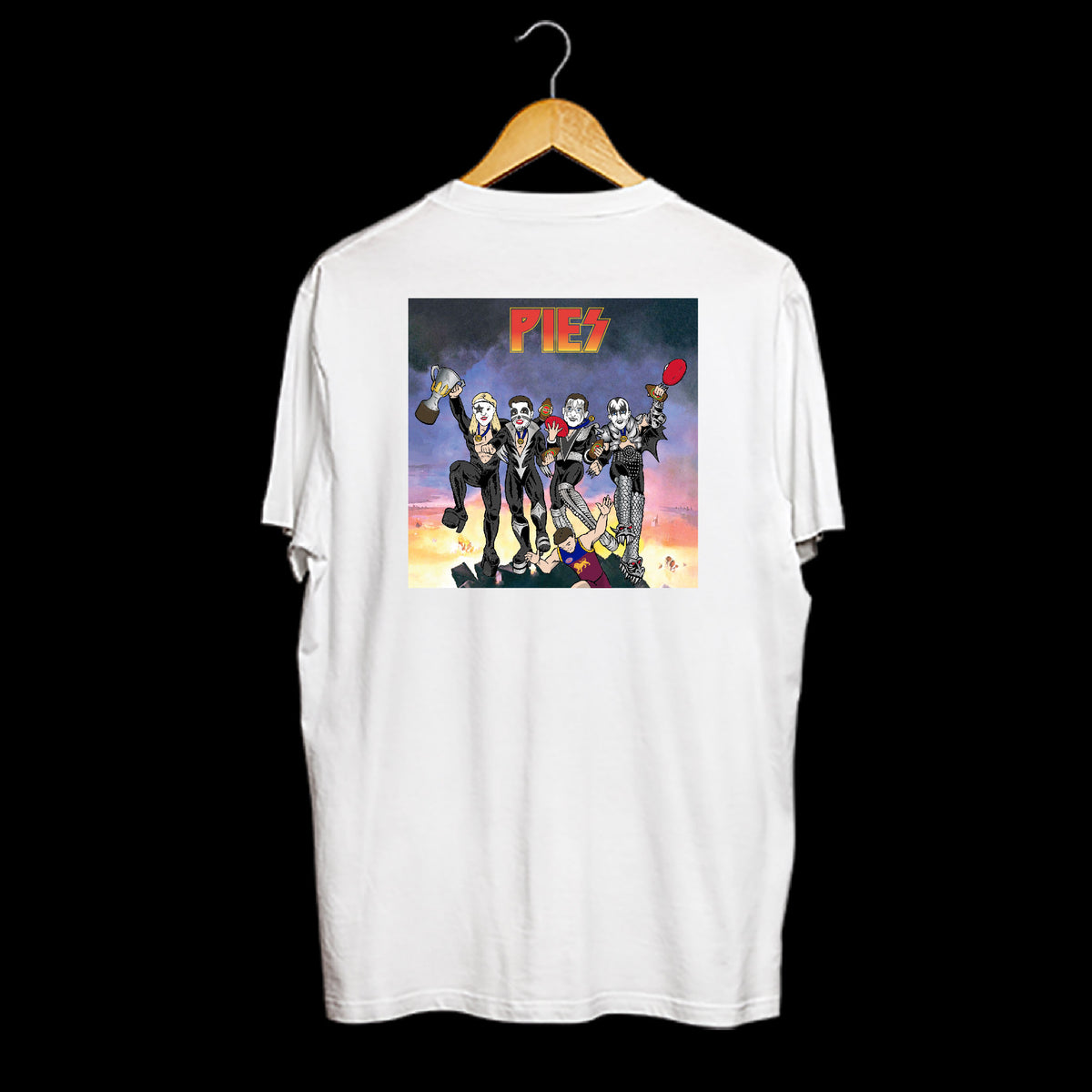 THE PIES ARMY - FRONT CENTER LOGO & BACK PRINT – The Carlton Draft