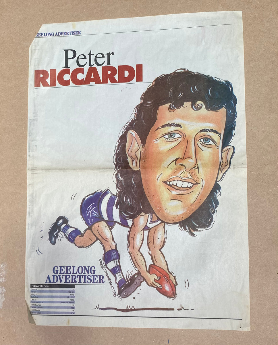PETER RICCARDI: GEELONG ADDY POSTER – The Carlton Draft